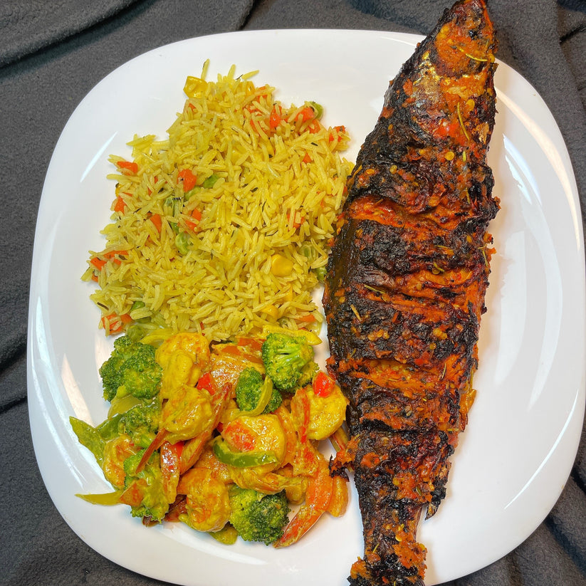 Fried Rice and Grilled Fish – Lola's Kitchen